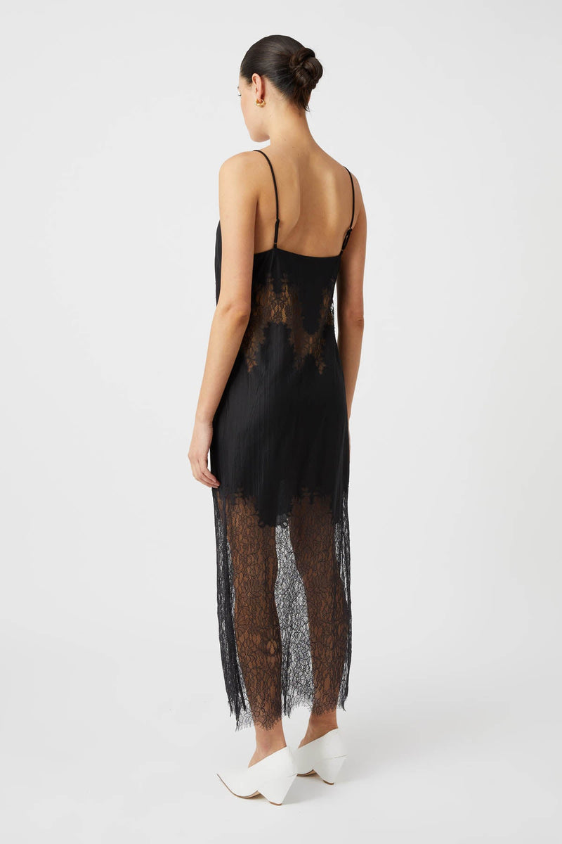 Filigree Lace Maxi Dress in Black - CAMILLA AND MARC® C&M