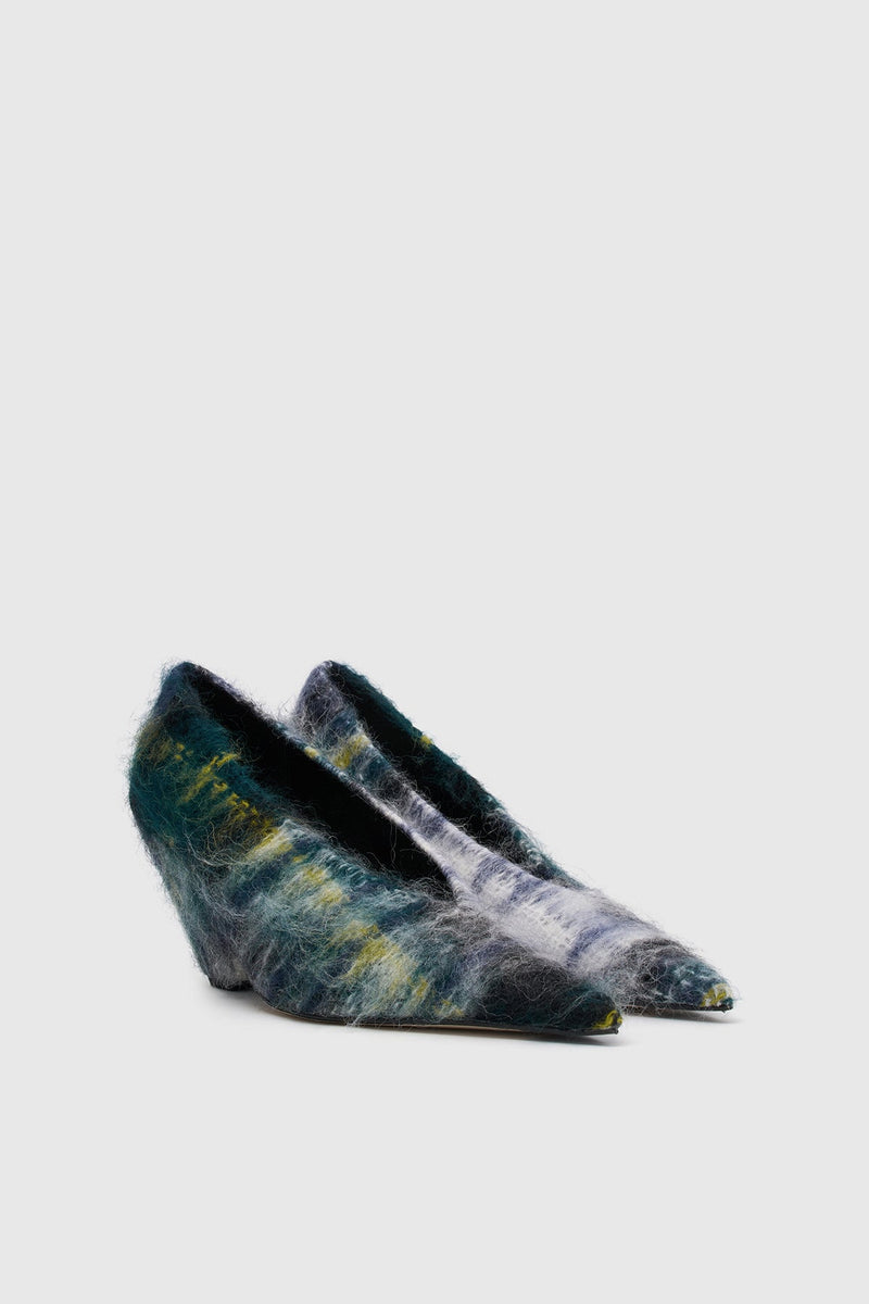 Rhys Checked Pump in Check - CAMILLA AND MARC® C&M